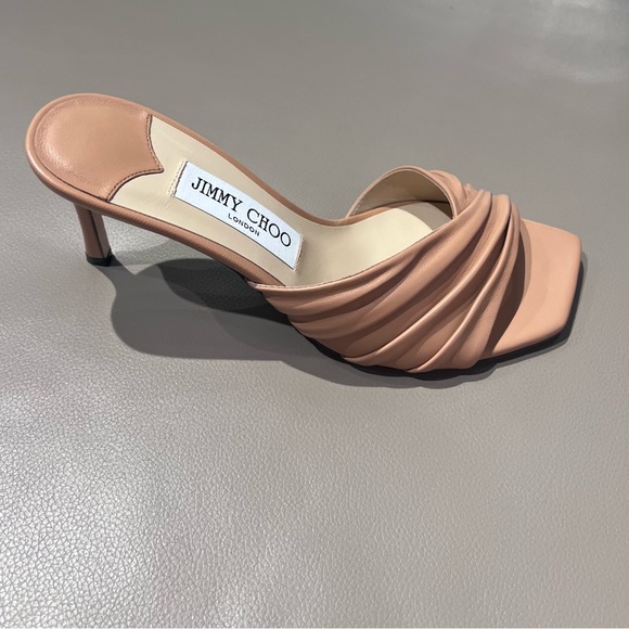 Jimmy Choo | Shoes | Jimmy Choo Basil 75 Luxe Happa Caramel Leather ...